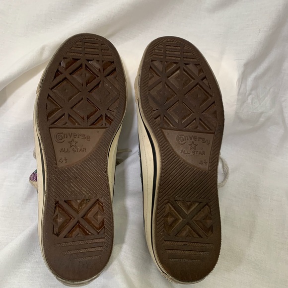 Converse | Shoes | Vintage Striped Converse All Star Size 45 In Boy ...